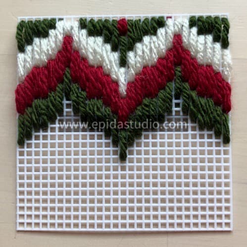 Flame Bargello Stitching | Epida Studio