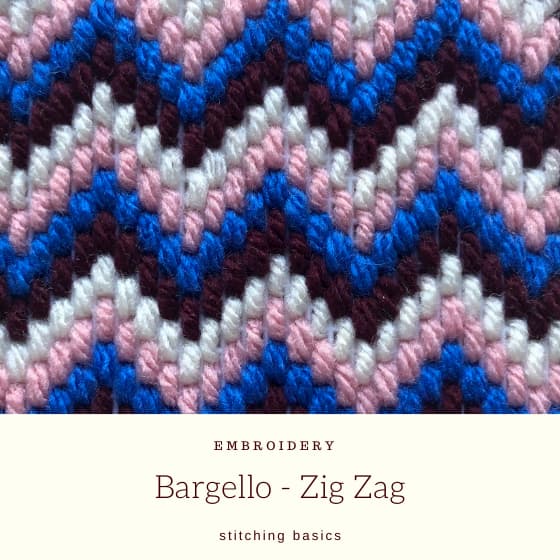 Flame Bargello Stitching | Epida Studio