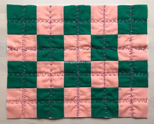 Simple Quilting with Decorative Stitches | Epida Studio