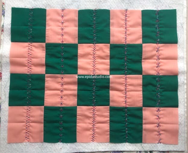Simple Quilting with Decorative Stitches | Epida Studio