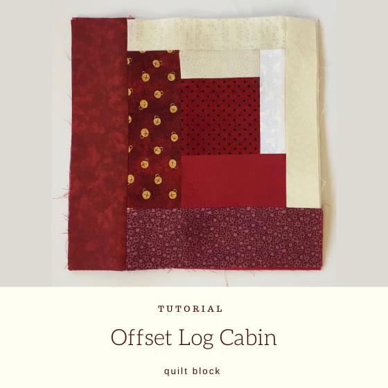 Offset Log Cabin Quilt Pattern Thimbleberries/thimbleberry Lap/full
