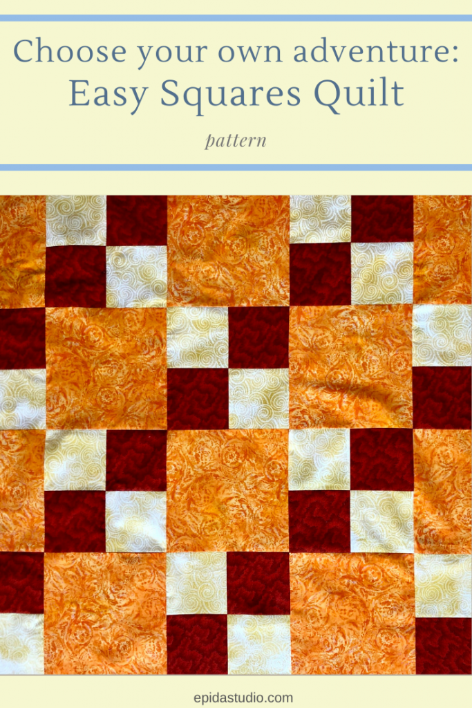 Choose Your Own Adventure: Easy Squares | Epida Studio