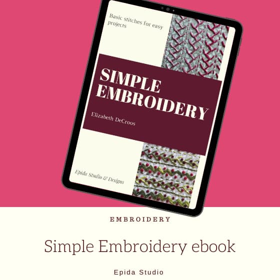 Simple Embroidery ebook | Epida Studio