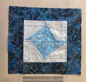 Scrappy Star Pojagi Window Hanging | Epida Studio
