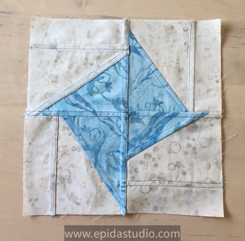 Scrappy Star Pojagi Window Hanging | Epida Studio