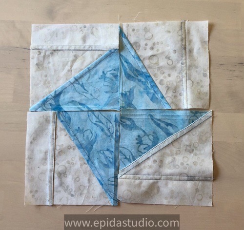 Scrappy Star Pojagi Window Hanging | Epida Studio