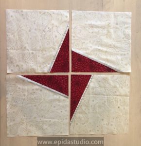 Scrappy Star Pojagi Window Hanging | Epida Studio