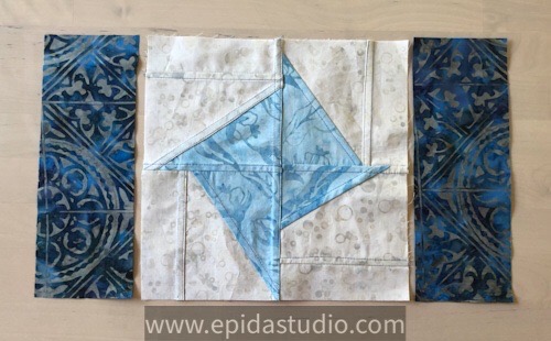 Scrappy Star Pojagi Window Hanging | Epida Studio