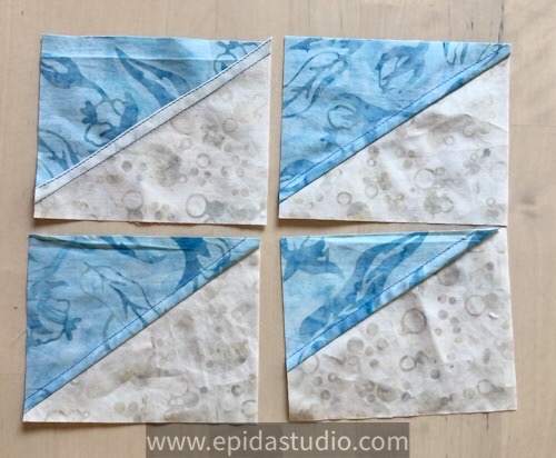 Scrappy Star Pojagi Window Hanging | Epida Studio