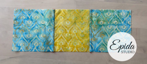 Nine Patch Pojagi Window Hanging | Epida Studio