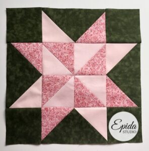 Pink and Green Twinkle Sampler Quilt | Epida Studio