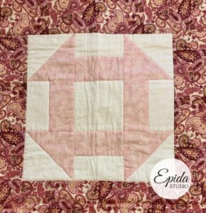 Pink Nine Patch Sampler Quilt | Epida Studio