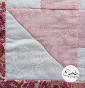 Pink Nine Patch Sampler Quilt | Epida Studio