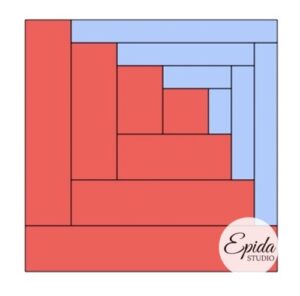 Log Cabin Quilt Block Variations | Epida Studio