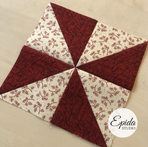 Pinwheel Quilt Block Tutorial | Epida Studio