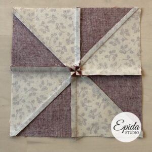 Pinwheel Quilt Block Tutorial | Epida Studio