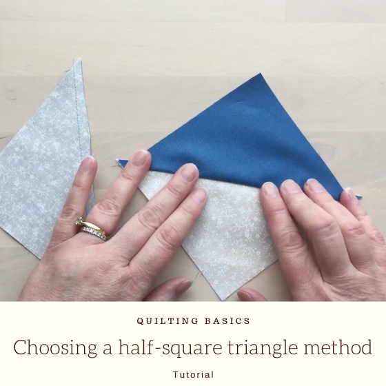 Choosing a half-square triangle method | Epida Studio