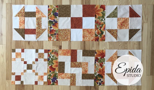 Adding sashing to a quilt top | Epida Studio