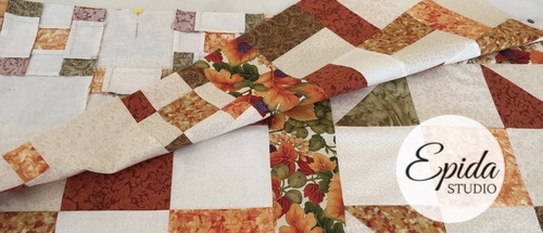 Adding sashing to a quilt top | Epida Studio
