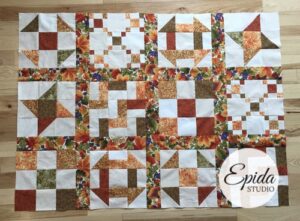 Adding sashing to a quilt top | Epida Studio