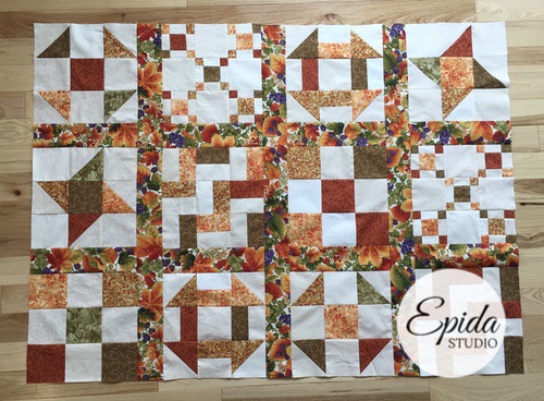 Adding sashing to a quilt top | Epida Studio