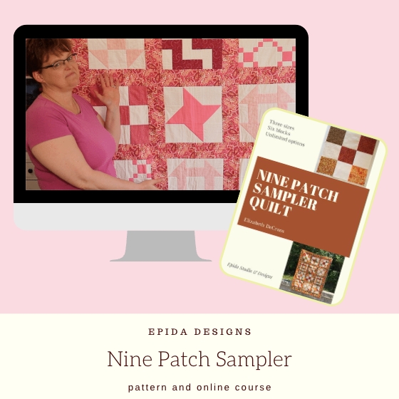 Nine Patch Sampler Quilt Pattern | Epida Studio