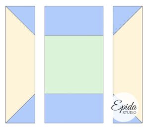 Double Spools Quilt Block Tutorial | Epida Studio