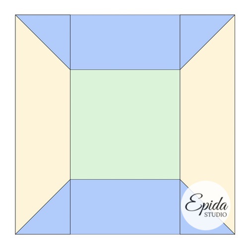 Double Spools Quilt Block Tutorial | Epida Studio