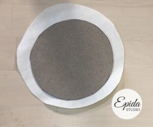 Finishing Embroidery with a Felt Backing | Epida Studio