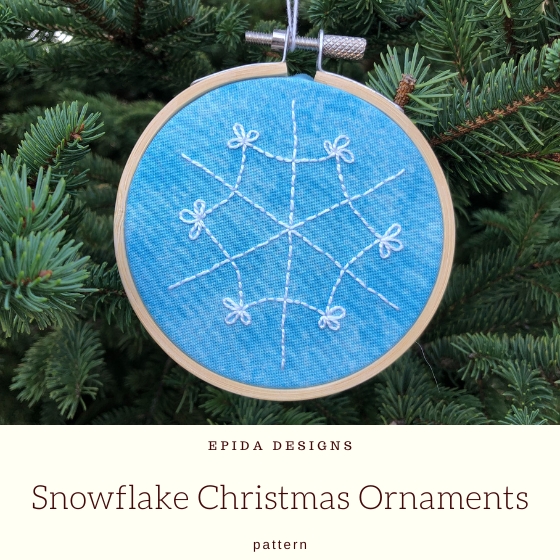Snowflake Christmas Ornaments | Epida Studio
