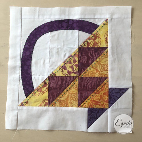 Easy Basket Quilt Block | Epida Studio