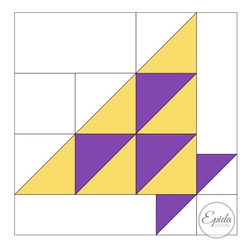 Easy Basket Quilt Block | Epida Studio