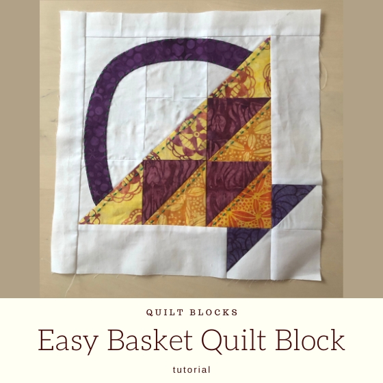 Easy Basket Quilt Block | Epida Studio
