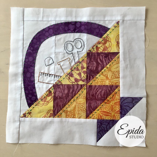Sewing Friends Quilt Block | Epida Studio
