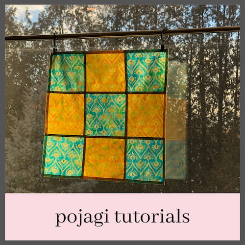 How to stitch a reversible pojagi seam by hand | Epida Studio