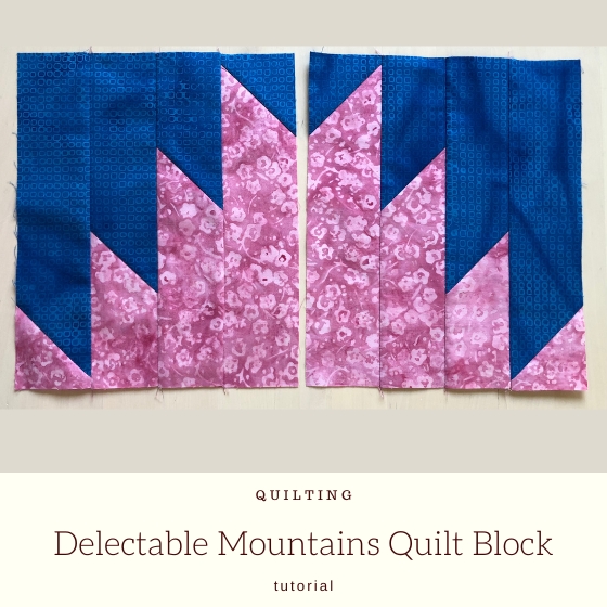 Delectable Mountains Quilt Block Tutorial | Epida Studio