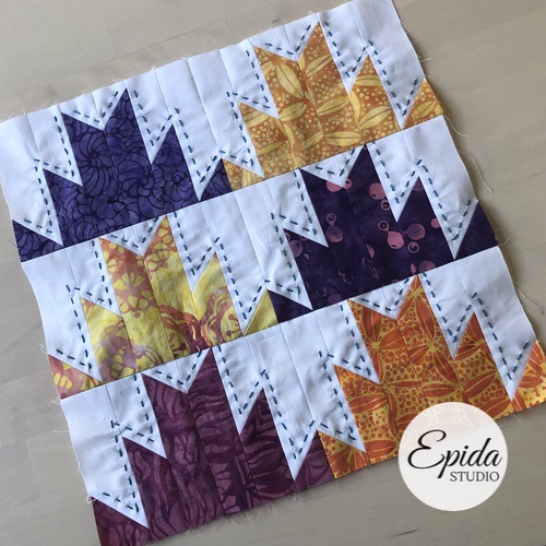 Take a Hike Quilt Block | Epida Studio