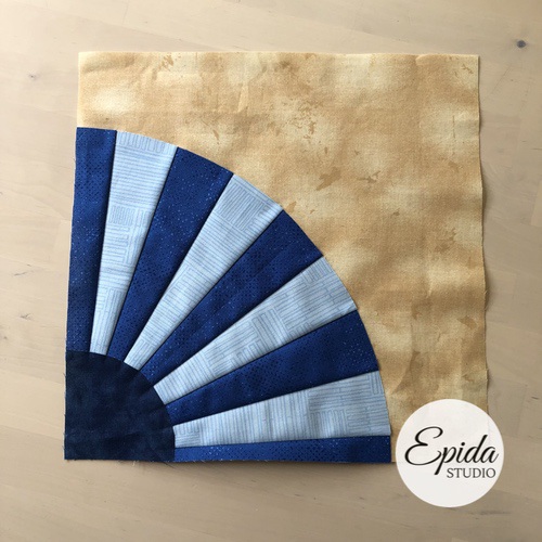 Easy Fan Quilt Block Tutorial | Epida Studio