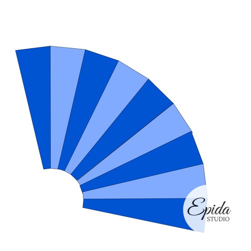 Easy Fan Quilt Block Tutorial | Epida Studio