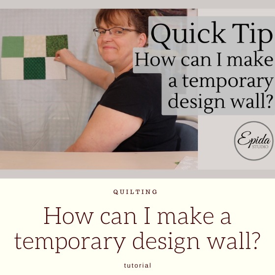 How to make a temporary design wall | Epida Studio