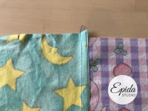 Make a patchwork receiving blanket | Epida Studio