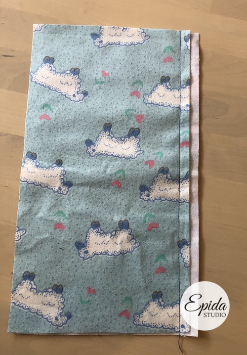 Make a patchwork receiving blanket | Epida Studio