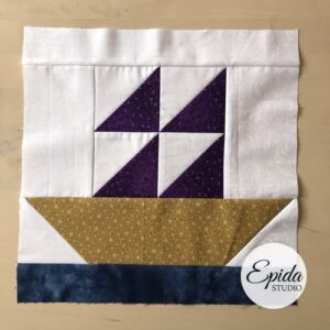 Ship Quilt Block Tutorial | Epida Studio