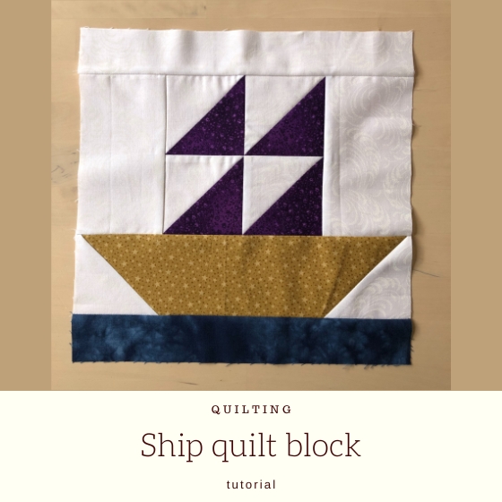 Ship Quilt Block Tutorial | Epida Studio