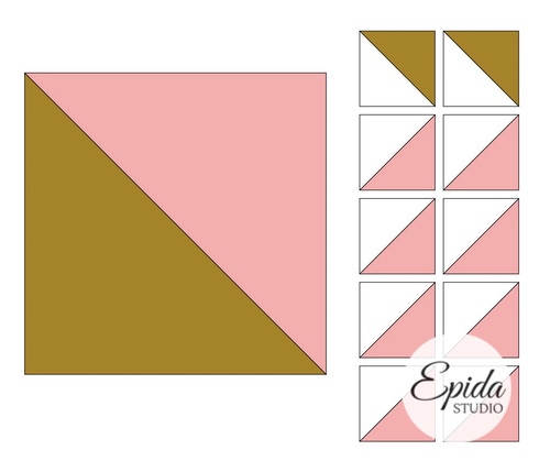 Cake Stand Quilt Block Tutorial | Epida Studio