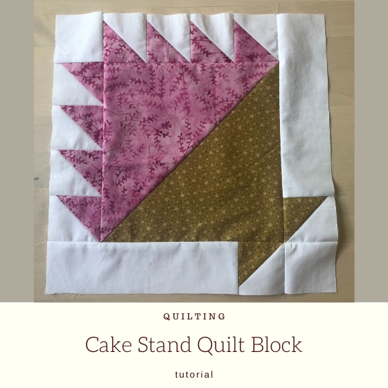 Cake Stand Quilt Block Tutorial | Epida Studio
