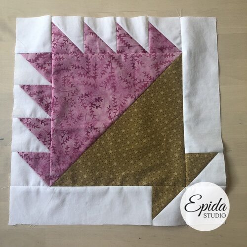Cake Stand Quilt Block Tutorial | Epida Studio