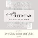Everyday Super Star Quilt Pattern | Epida Studio