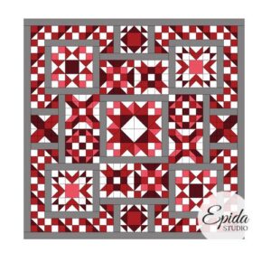 Everyday Super Star Quilt Pattern | Epida Studio