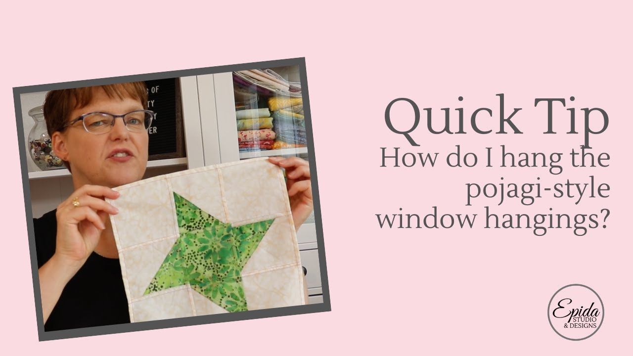 How to hang window hangings | Epida Studio